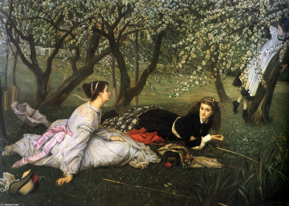 Buy Museum Art Reproductions Spring by James Jacques Joseph Tissot ...