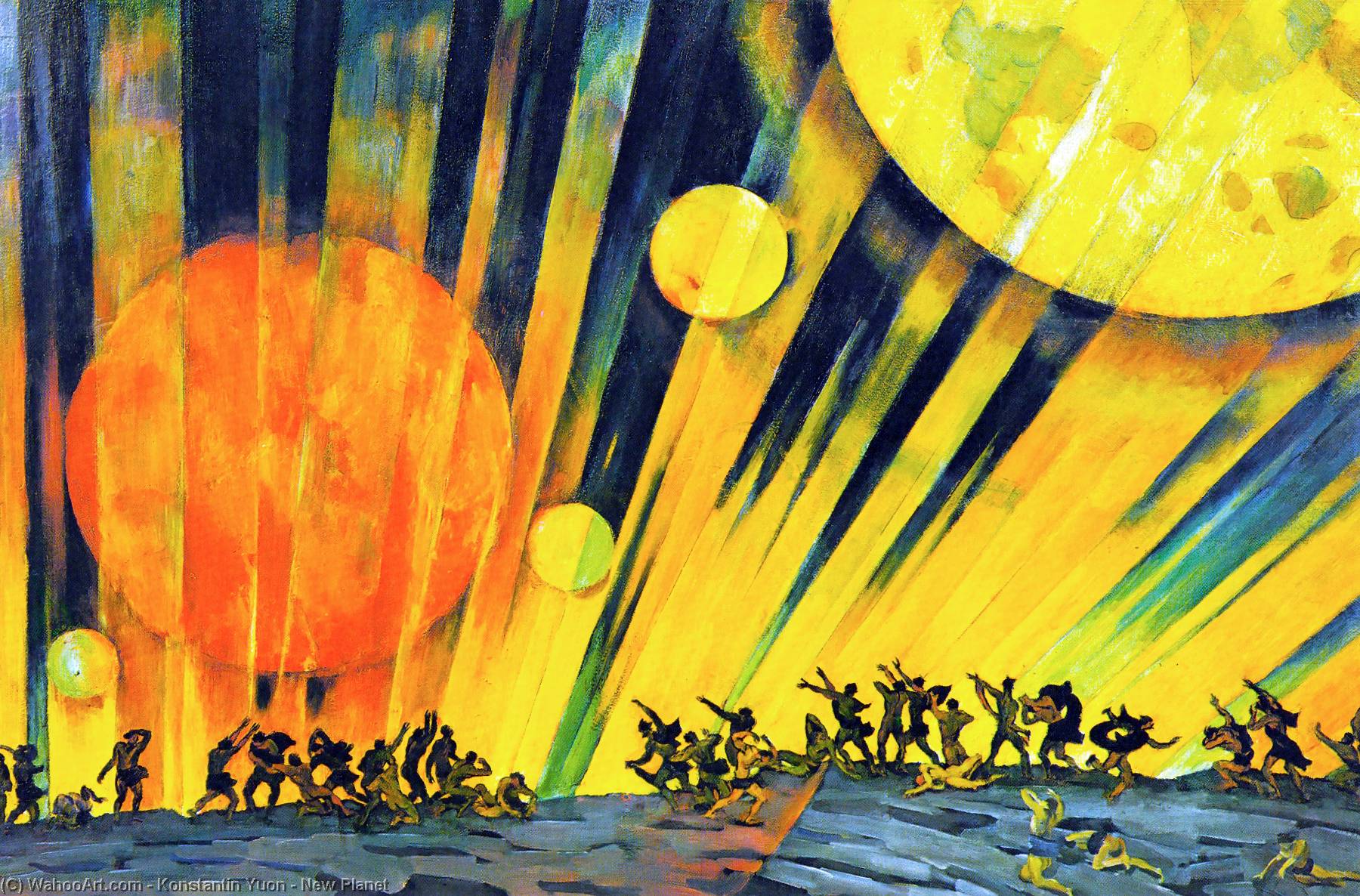 Artwork Replica New Planet, 1921 by Konstantin Yuon (Inspired By) (1875 ...