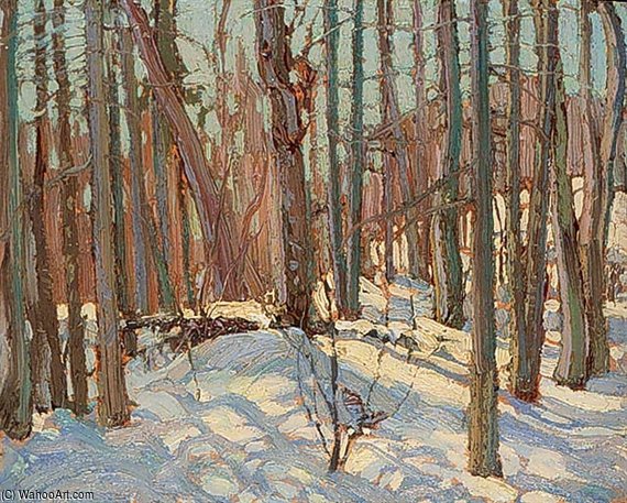 Get Art Reproductions In The Woods by Thomas Clement Thompson (1778 ...