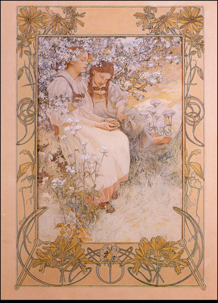 Artwork Replica (68) by Alphonse Maria Mucha (1860-1939, Czech Republic ...