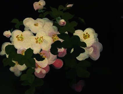 Paintings Reproductions Wild roses by James Stuart Park (1713-1788 ...