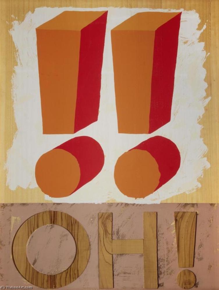 Oh! by Joe Tilson | Art Reproductions Joe Tilson | ArtsDot.com
