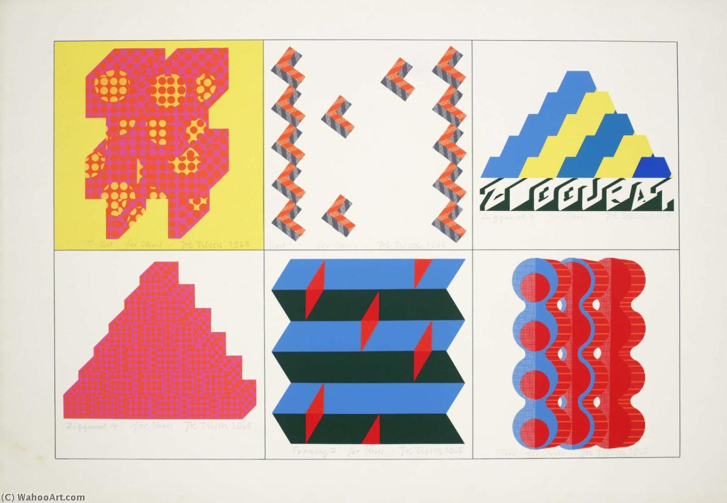 6个小指纹 通过 Joe Tilson Joe Tilson | ArtsDot.com