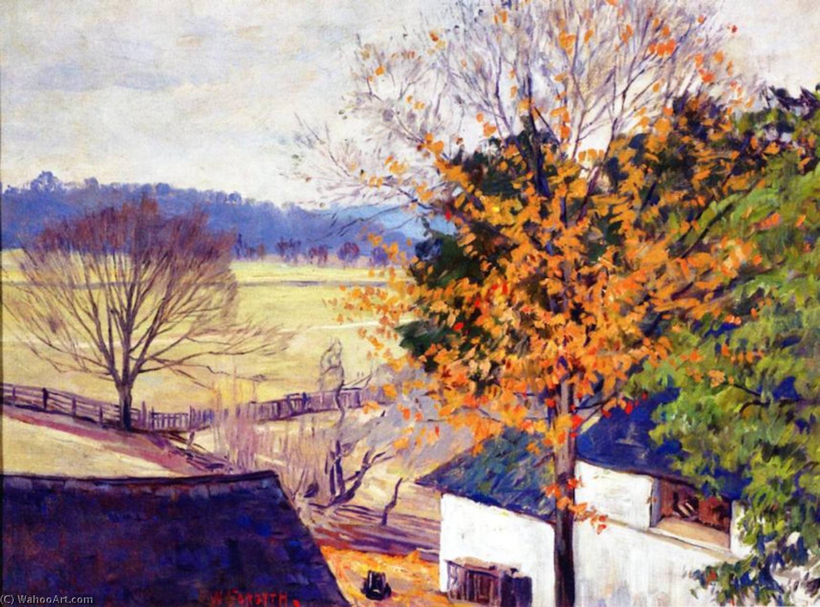 Majors Crossing, Martinsville, 1904 by William Forsyth William Forsyth ...