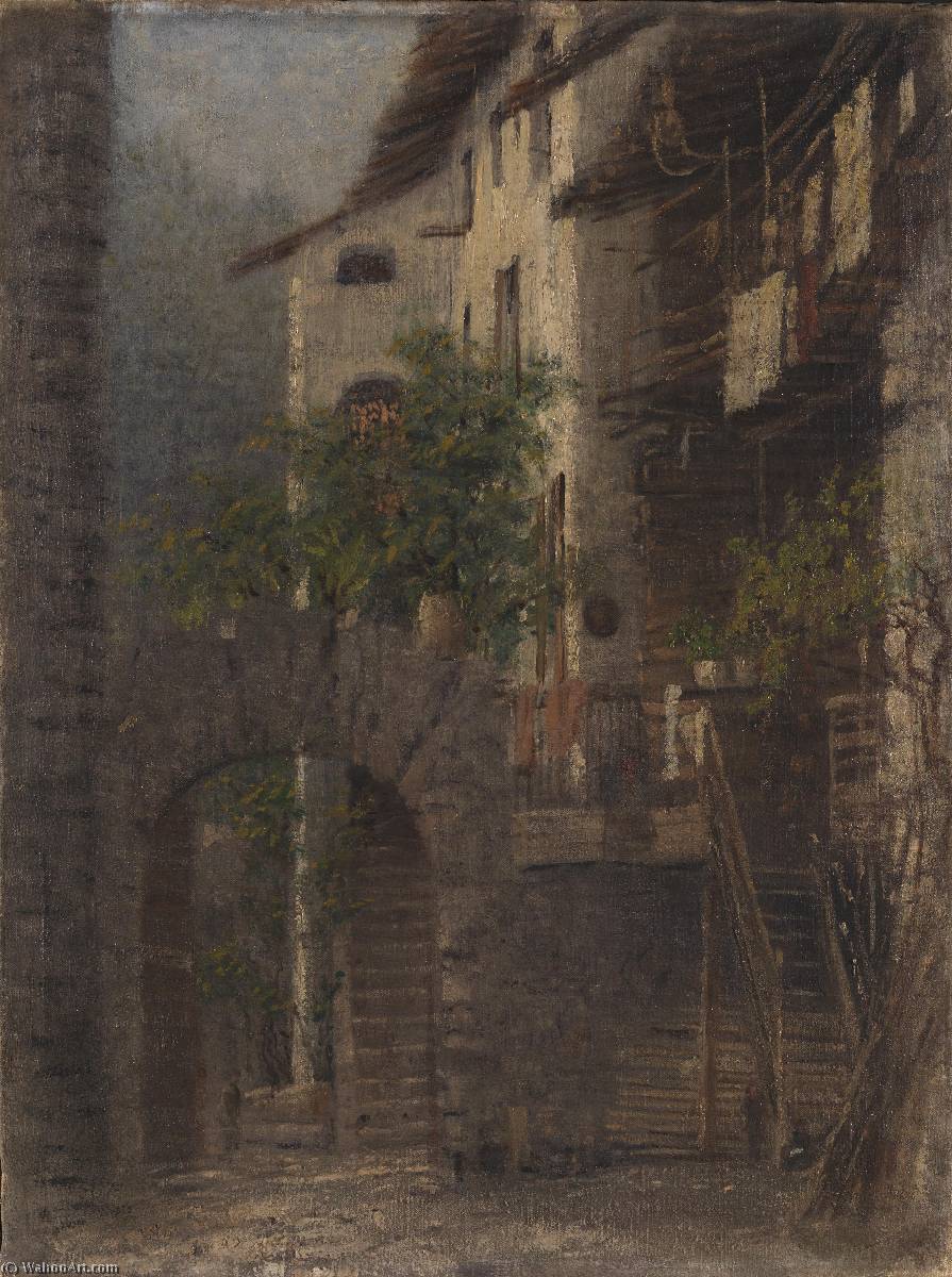 Purchase Oil Painting Replica Italiano Baite in Val di Non, 1886 by ...