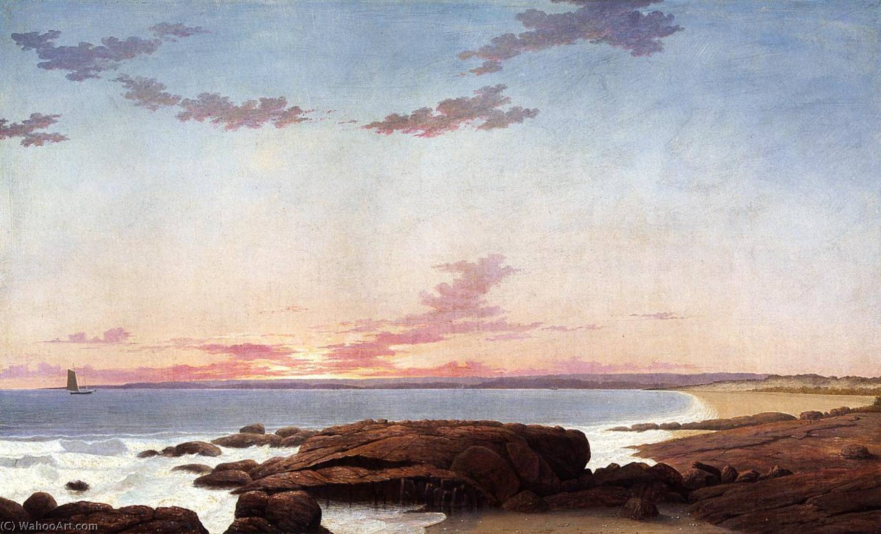 Art Reproductions Ipswich Bay, 1862 by Fitz Henry Lane (1804-1865 ...