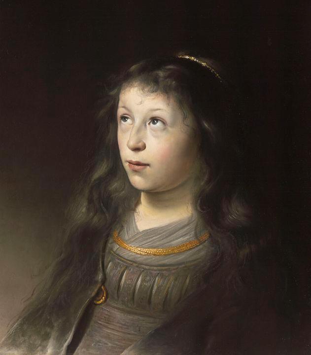 Artwork Replica Head of a Young Girl, 1631 by Jan Andrea Lievens Jan ...
