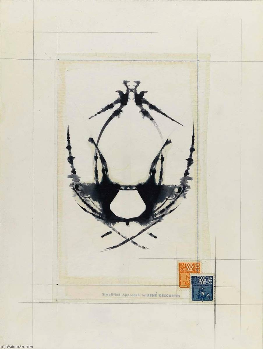Buy Museum Art Reproductions D in Descartes, 1971 by Joseph Cornell ...
