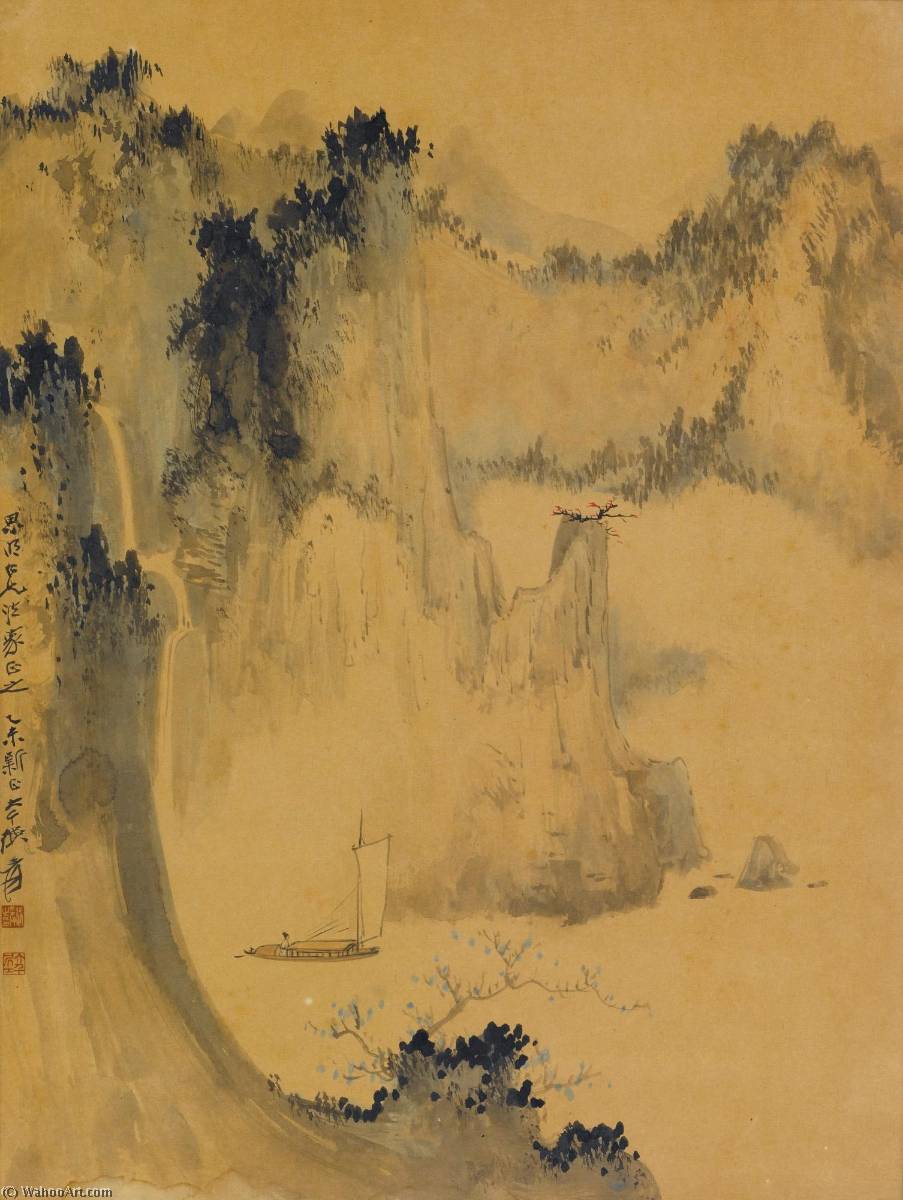 Order Artwork Replica LANDSCAPE by Zhang Daqian (Inspired By) (1899 ...