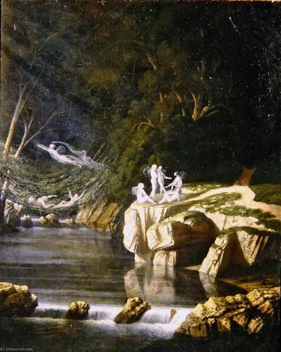 Obter Reproduções De Belas Artes Fadas por James Francis Danby (1793 ...