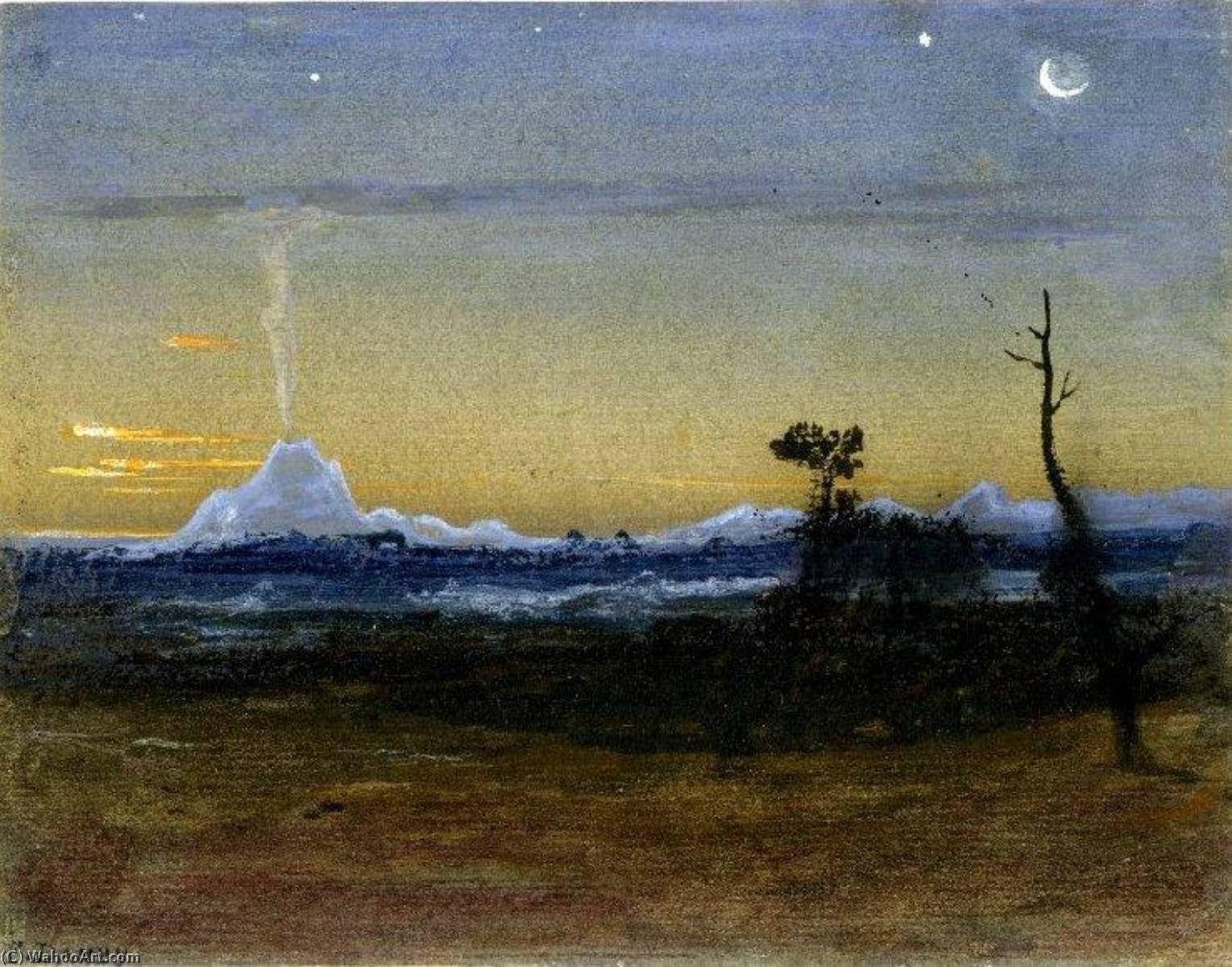 Get Art Reproductions Mount Etna at Sunset, 1829 by James Francis Danby ...