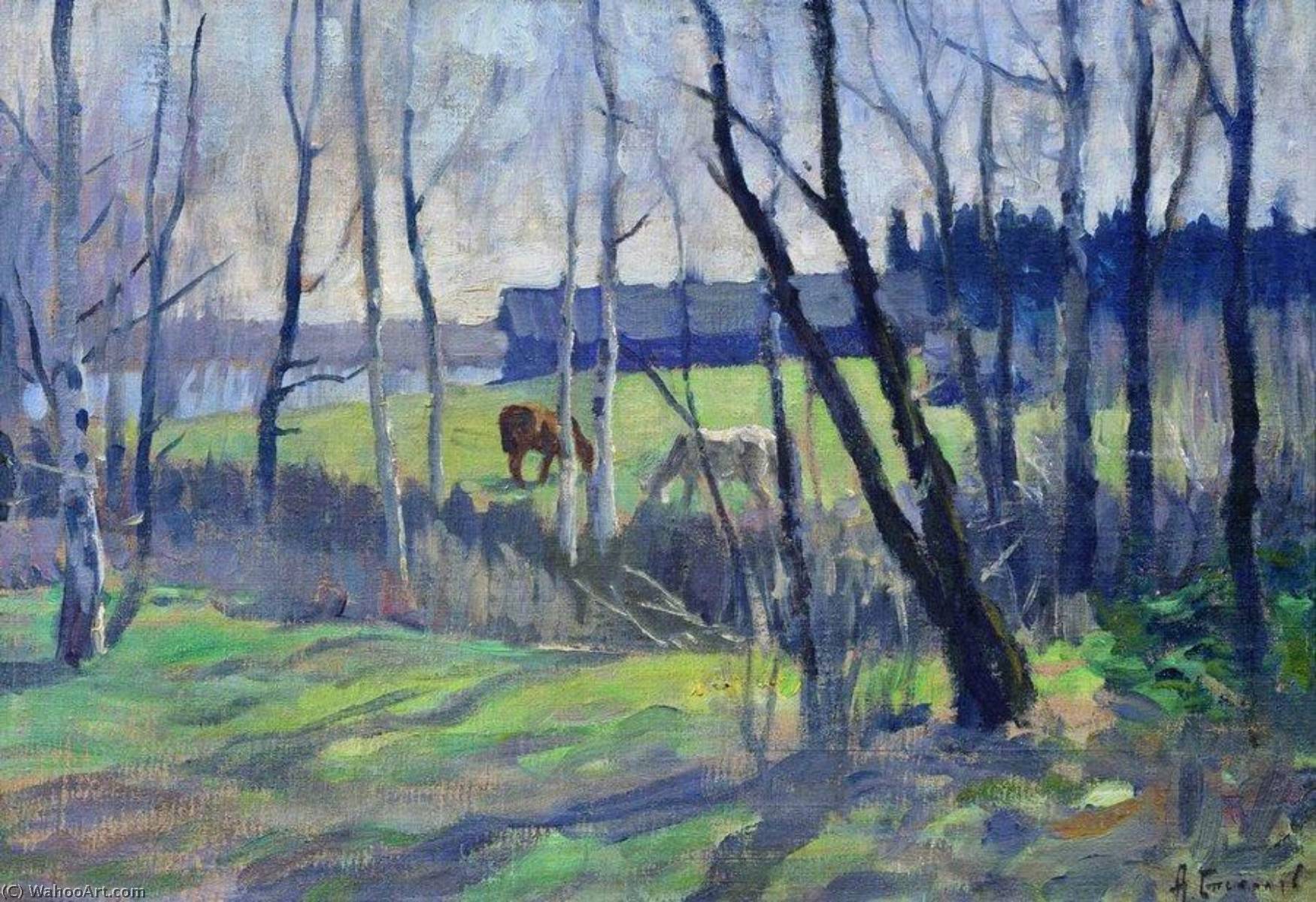 Get Art Reproductions Early Spring by Alexei Stepanov (1858-1923 ...