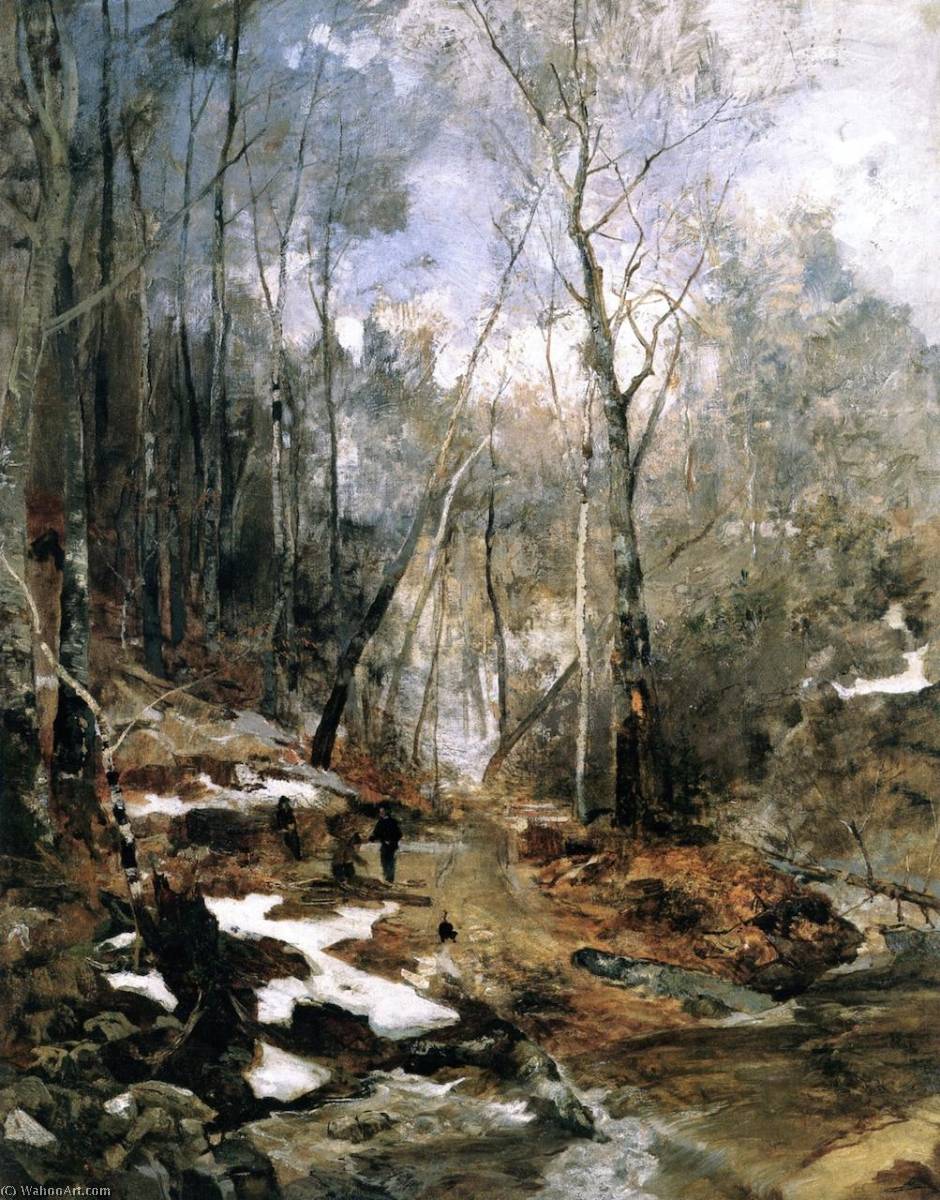 Get Paintings Reproductions February Atmosphere Early Spring in the ...