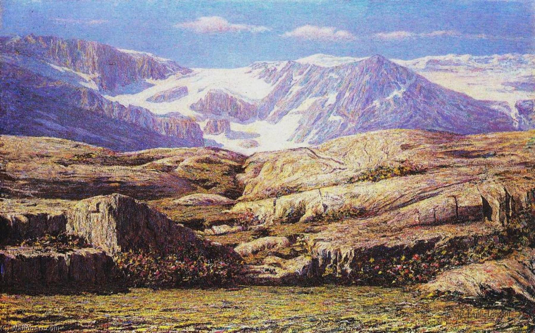 Buy Museum Art Reproductions Glacier in the Sunlight, 1909 by Emilio ...