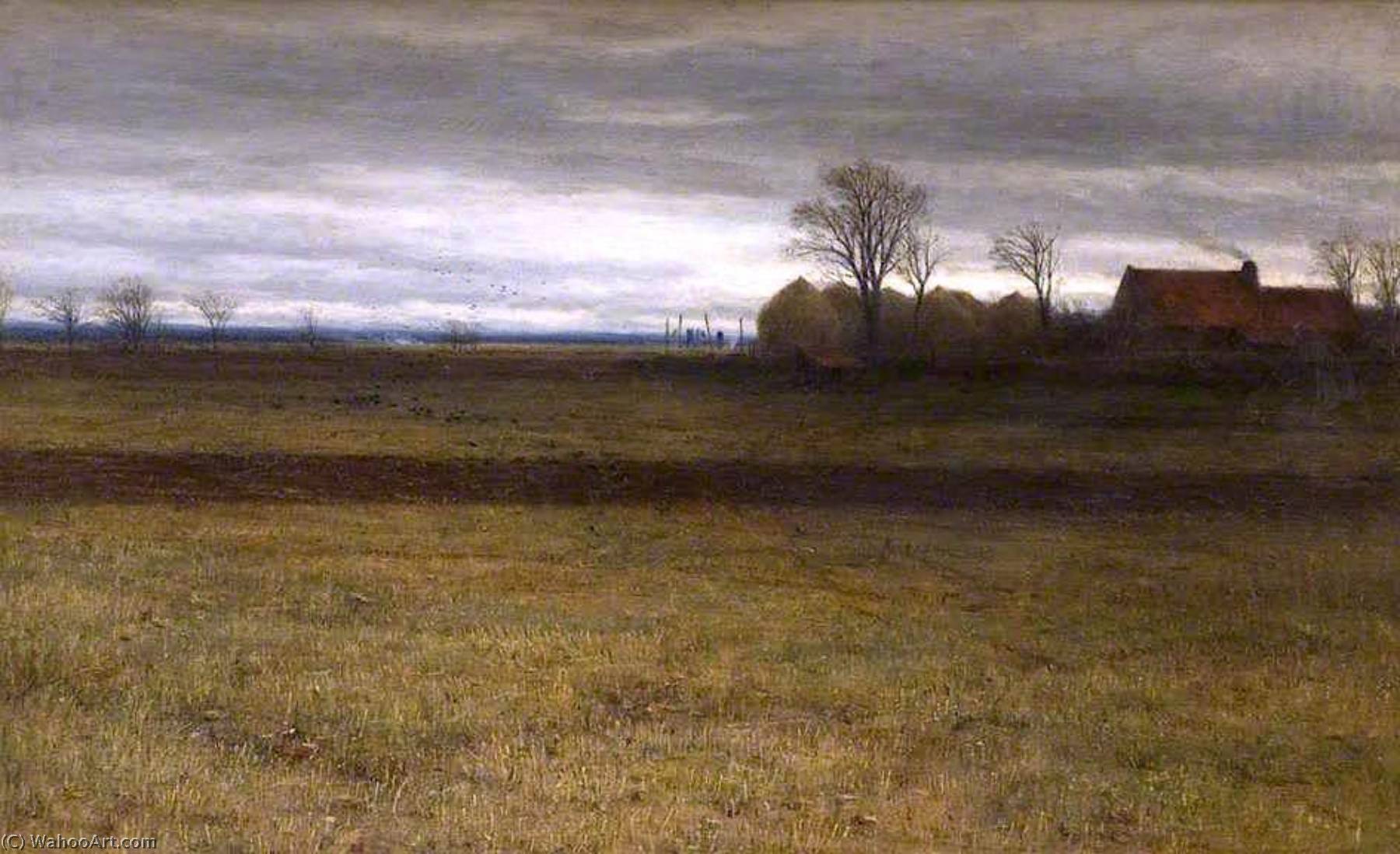 Museum Art Reproductions Evening, 1873 by George Agnew Reid (1860-1947 ...