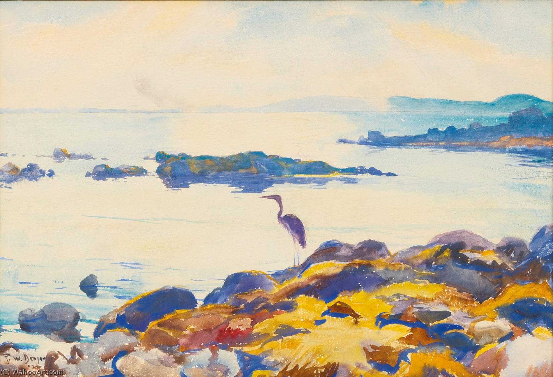 Reproductions D'art Baie Ouest de Frank Weston Benson (1862-1951 ...