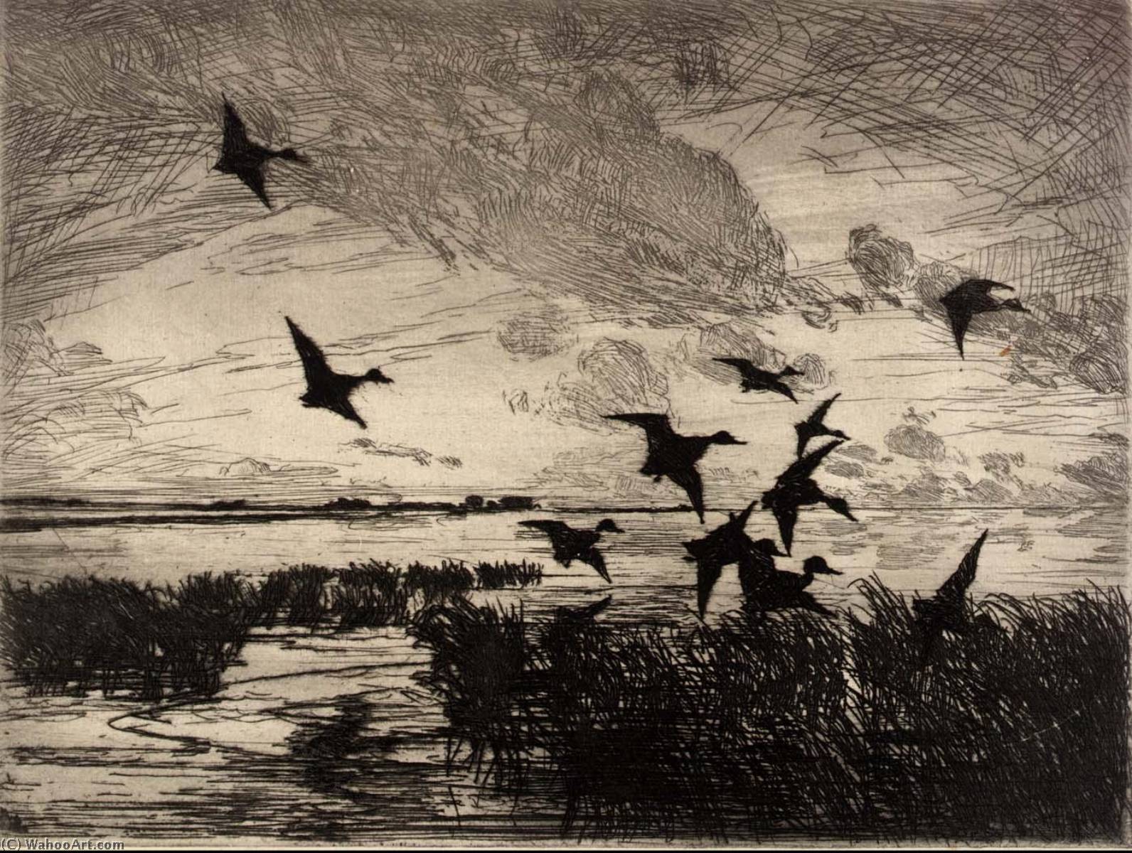 Art Reproductions After Sunset, 1917 by Frank Weston Benson (1862-1951 ...