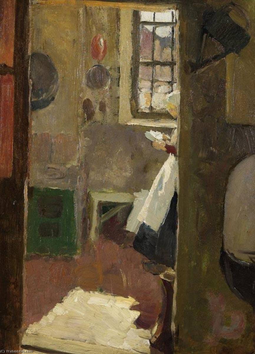 Get Paintings Reproductions Kitchen Interior by Fritz Von Uhde (1848 ...