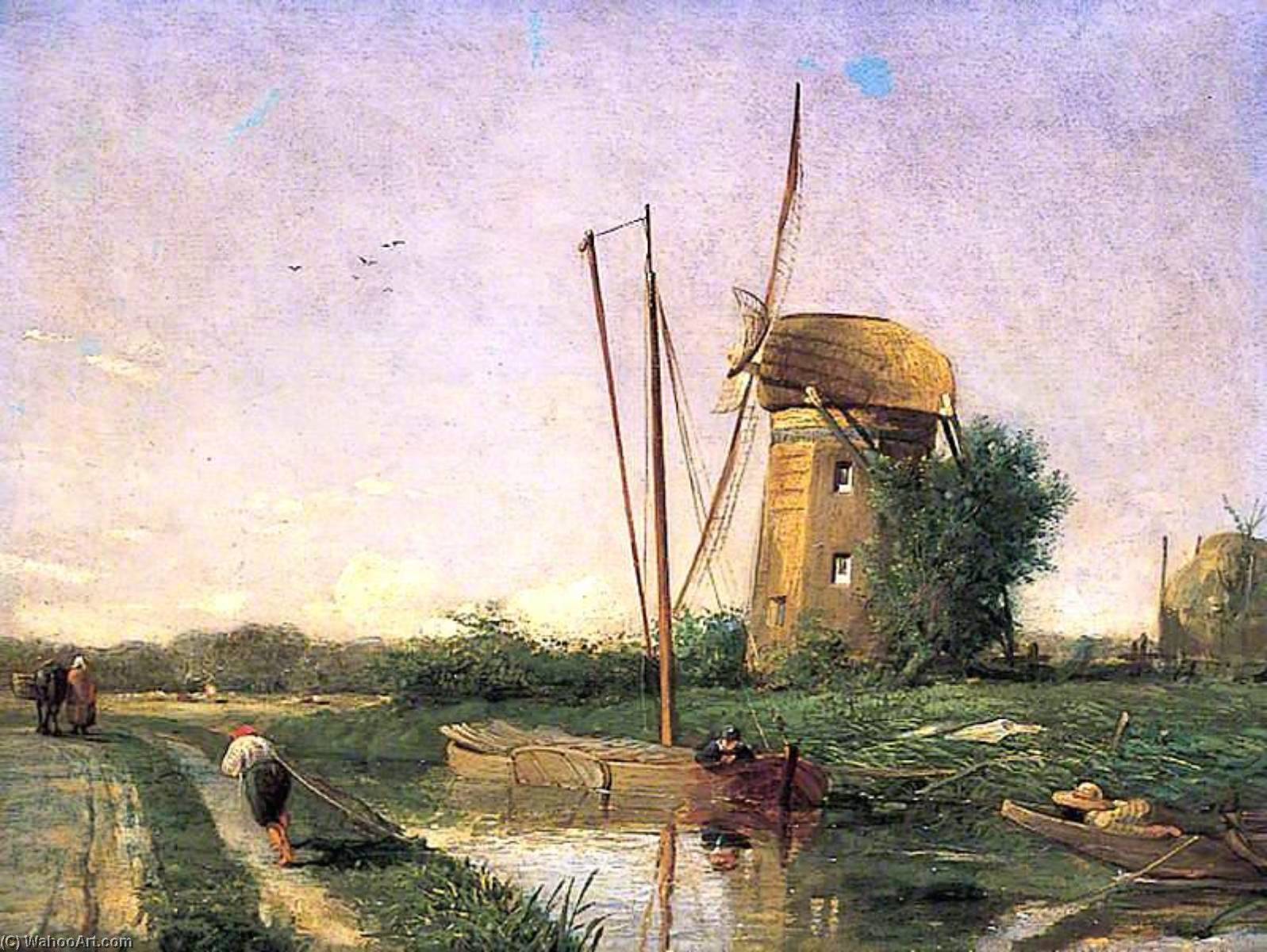 Commander Reproductions D'art Un moulin à La Haye de Henry Mark Anthony ...