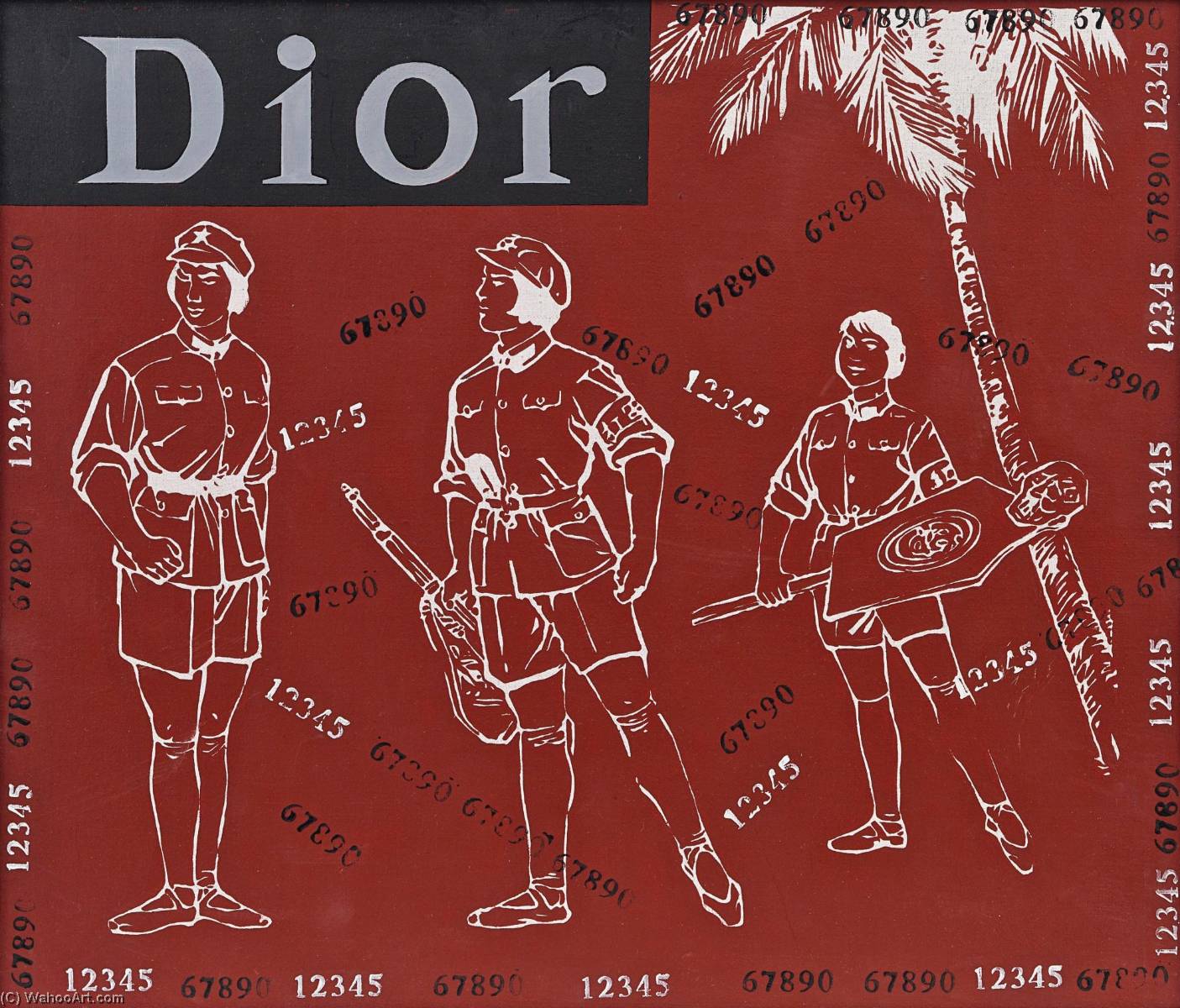 Great Criticism Series Dior by Wang Guangyi Wang Guangyi | ArtsDot.com