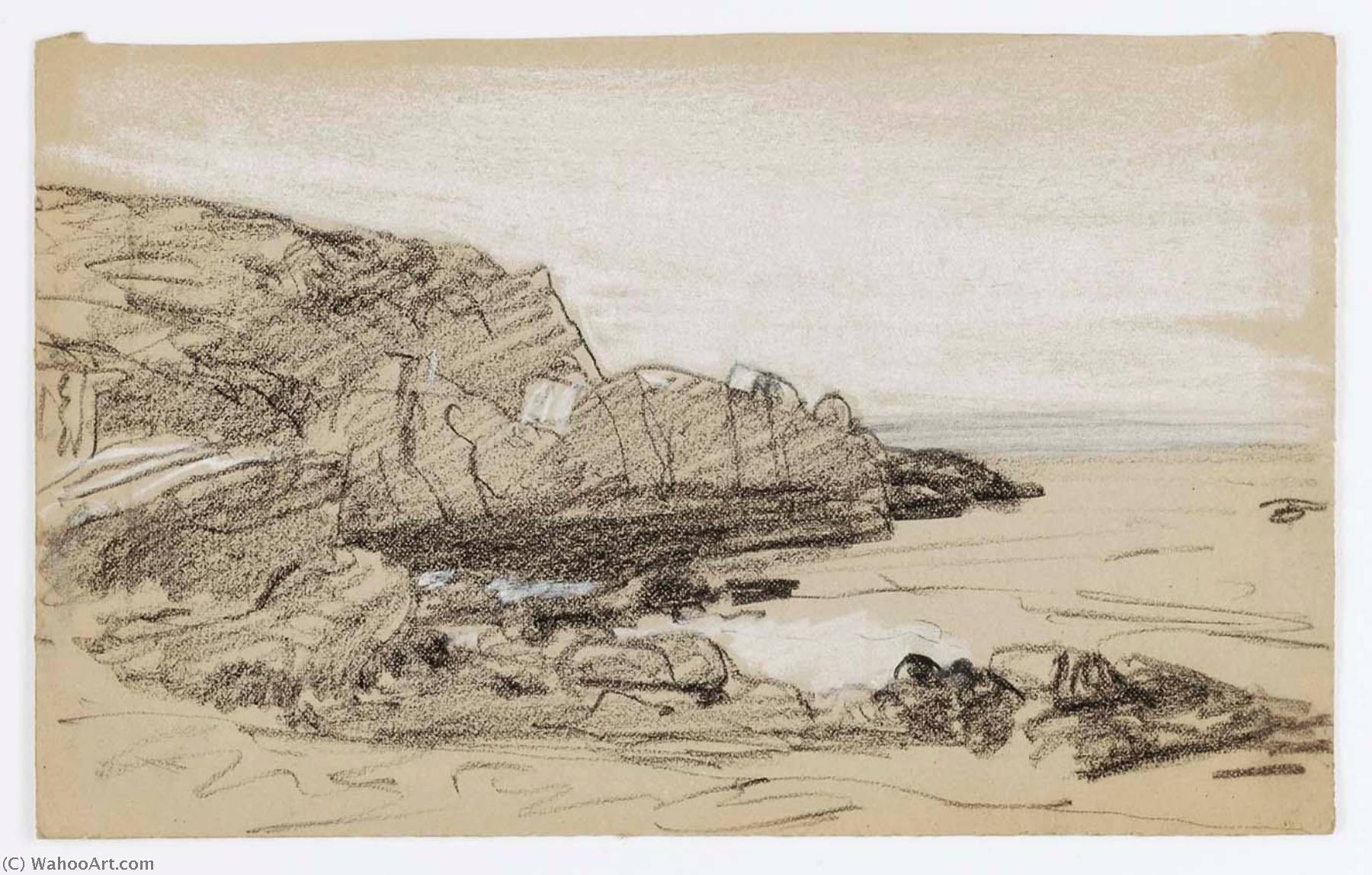 Buy Museum Art Reproductions Untitled (Cliffs) by Howard Russell Butler ...