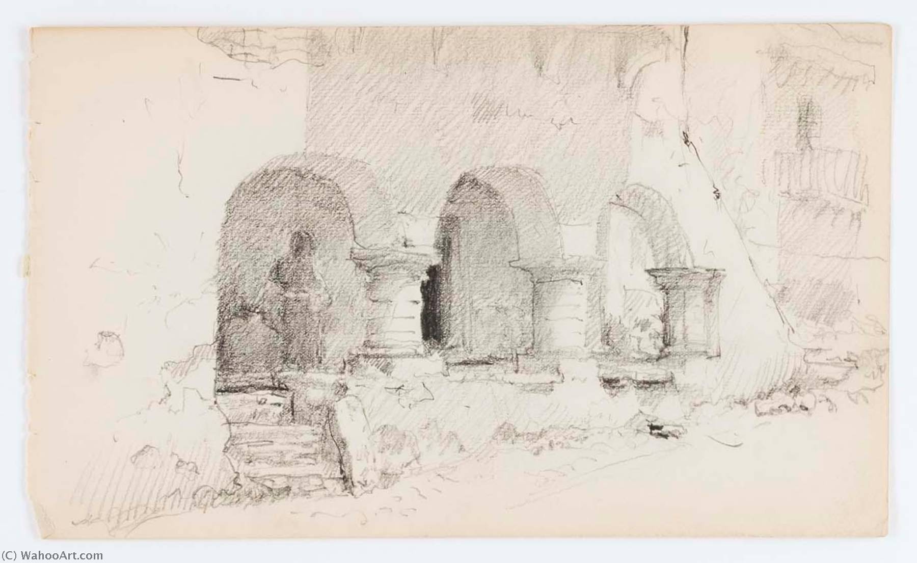 Get Paintings Reproductions Untitled (Three Arches) by Howard Russell ...