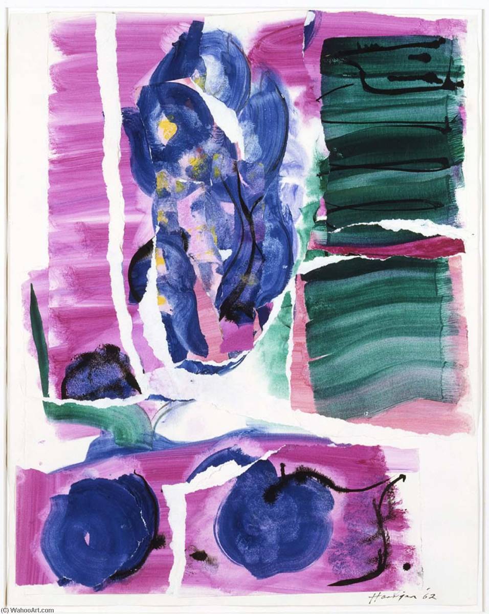 Variations I on Clark`s Cove by Grace Hartigan (1922-2008, United ...