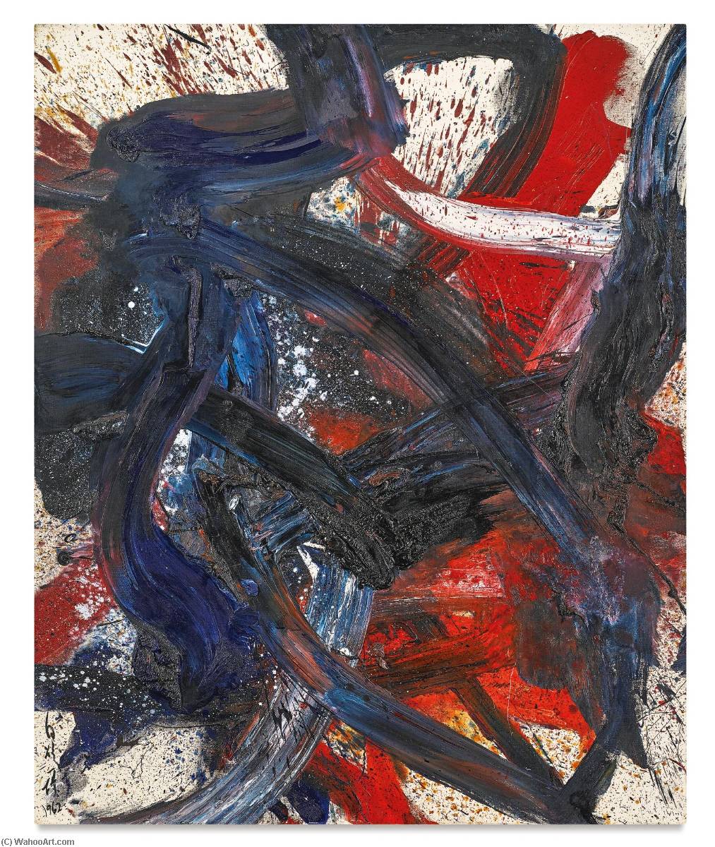 Chiyusei Byotaichu by Kazuo Shiraga (1924-2008) Kazuo Shiraga | ArtsDot.com