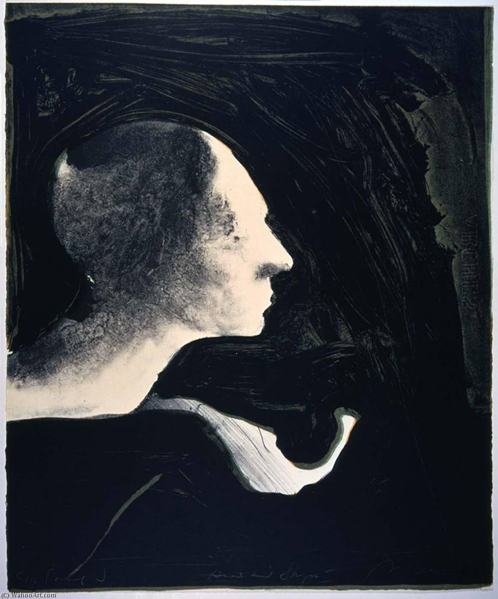 Head and Shape II, 1964 by Nathan Oliveira (1928-2010, United States ...