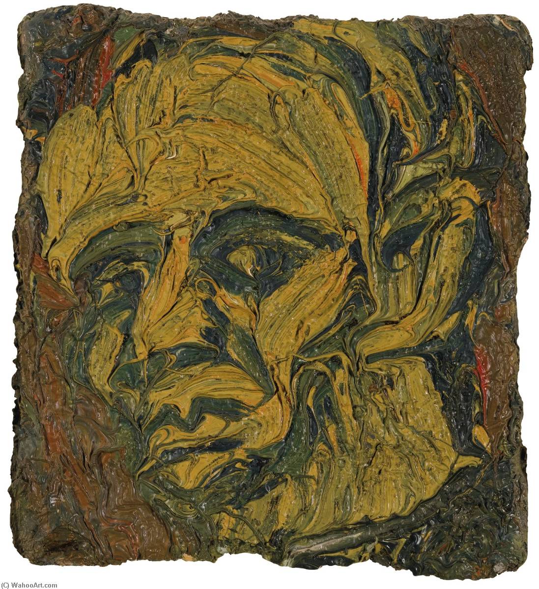 Self Portrait No. 1 by Leon Kossoff Leon Kossoff | ArtsDot.com