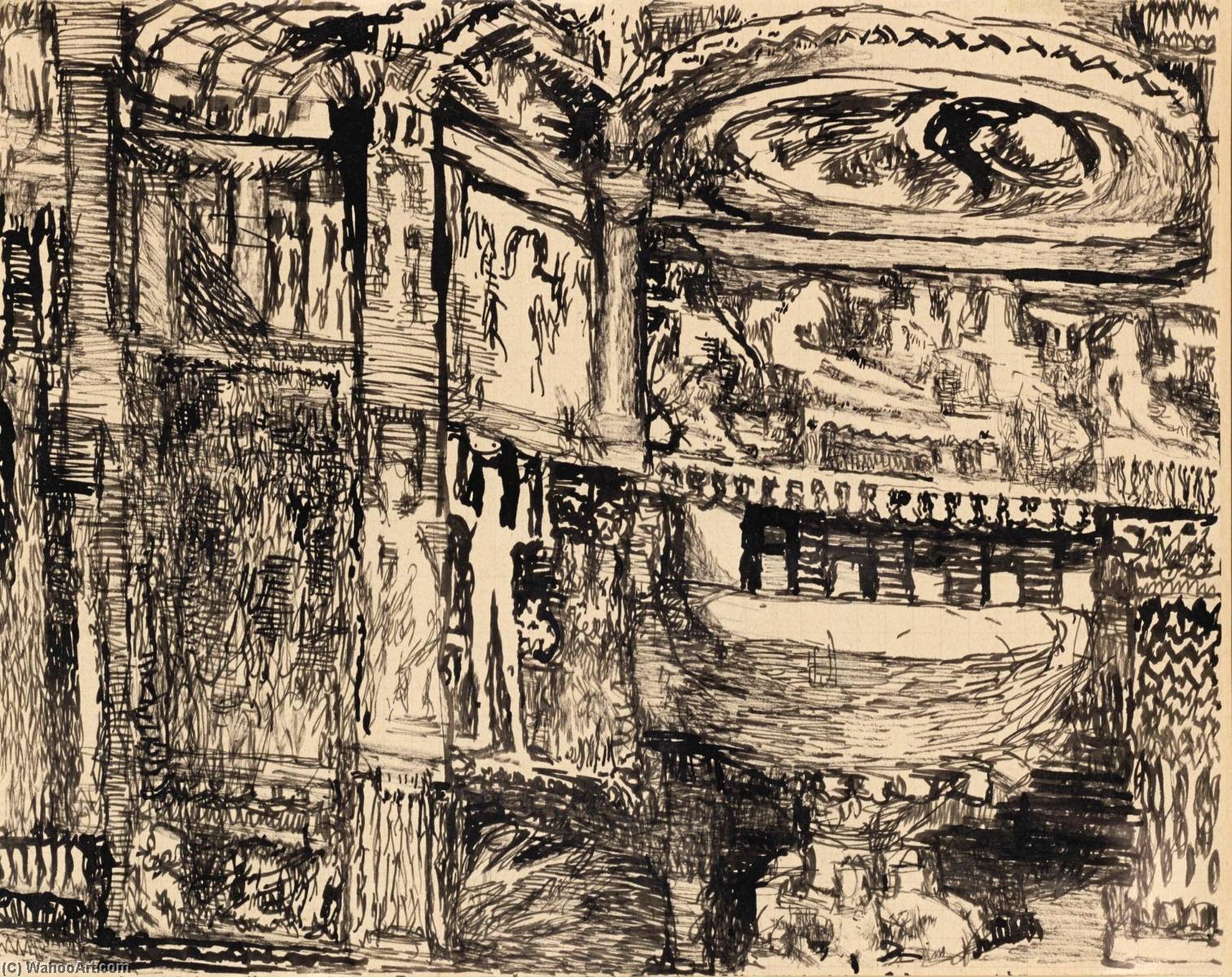 Obtener Grabados De Calidad Del Museo Sanctuaire de fumÉes dÉ iuml ques de Louis Soutter (1871 ...