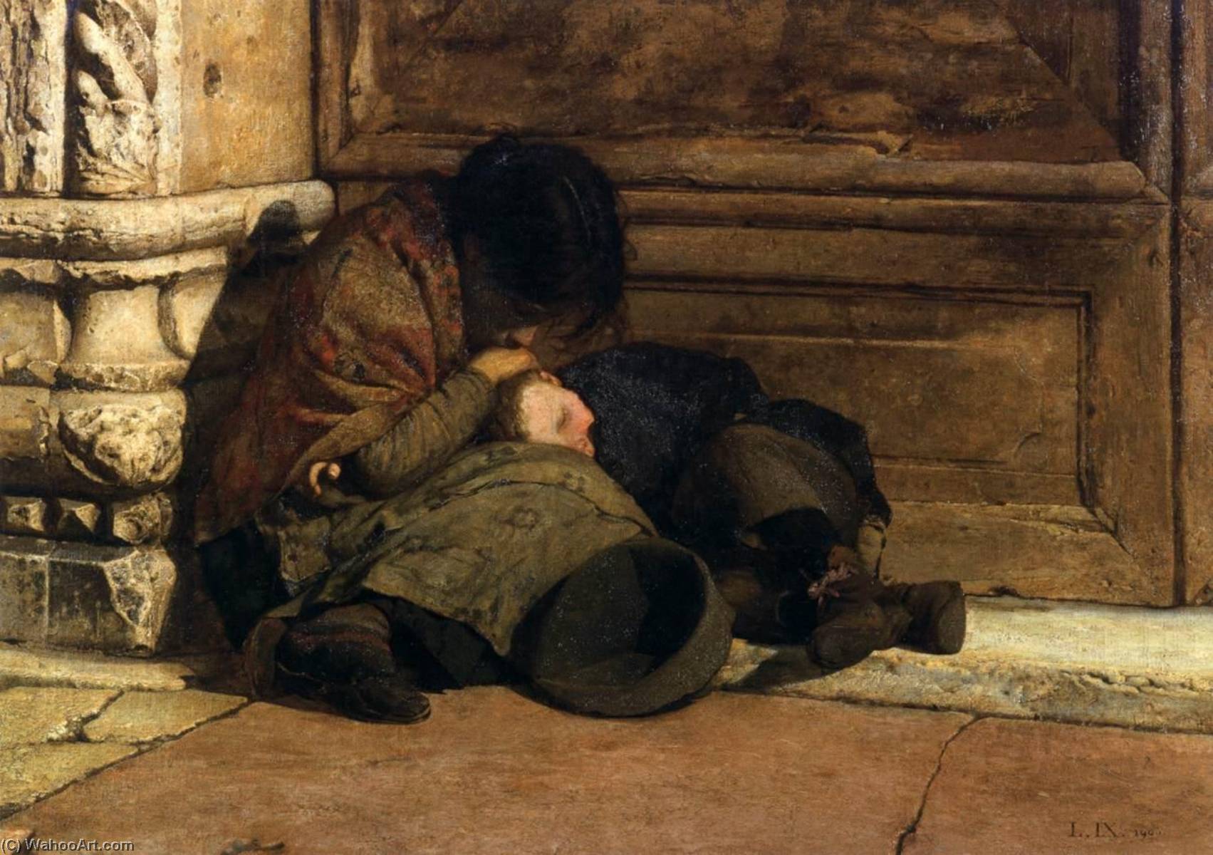 Purchase Oil Painting Replica Abandoned, 1903 by Luigi Nono (Inspired ...