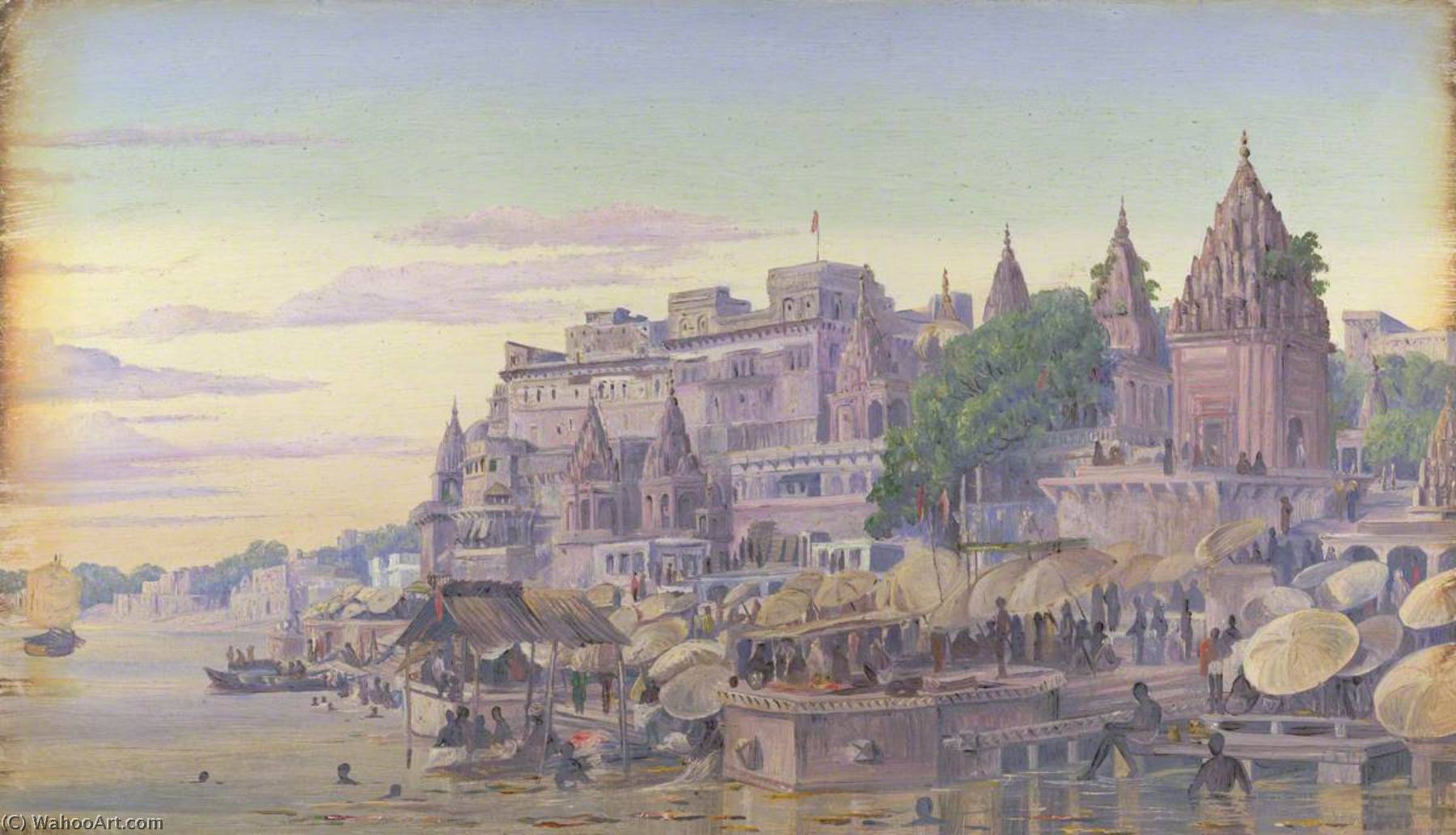 Purchase Oil Painting Replica `Benares. India. October 23d 1878`, 1878 ...