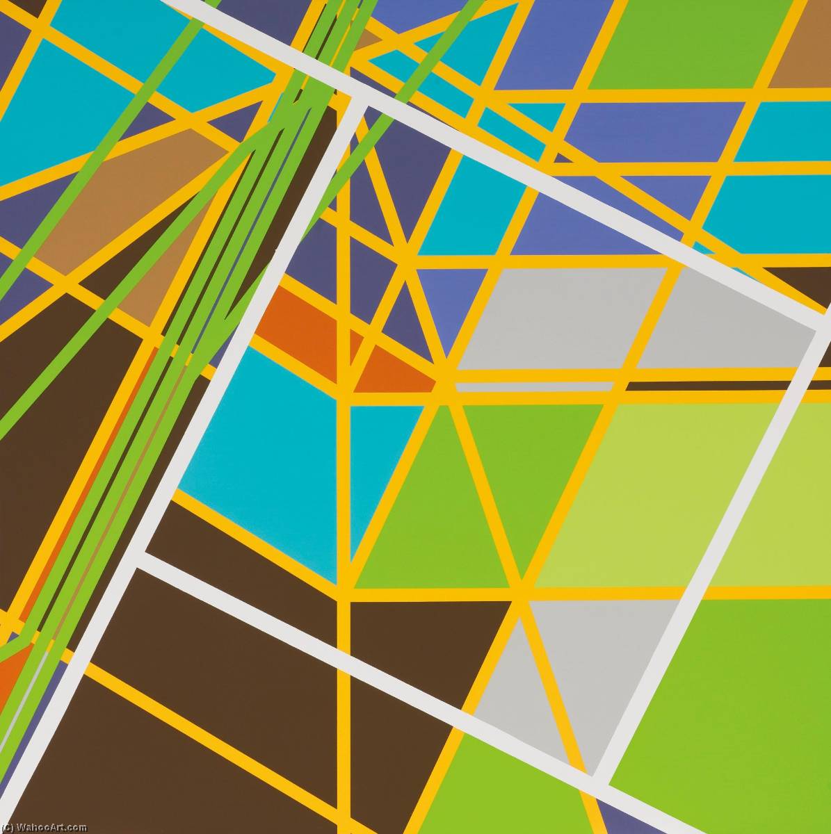 Pools Munich by Sarah Morris Sarah Morris | ArtsDot.com