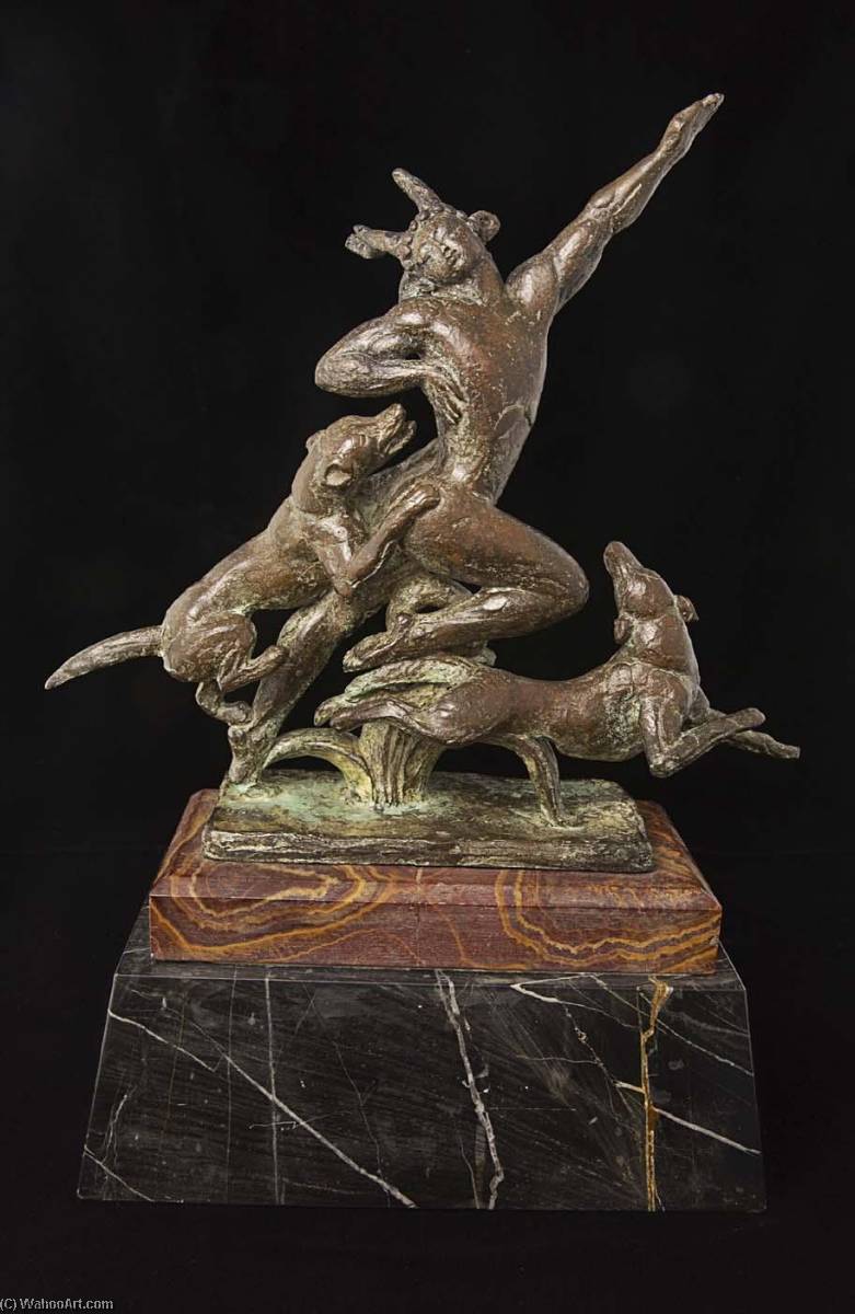 Buy Museum Art Reproductions Actaeon ( 2), 1922 by Paul Manship ...