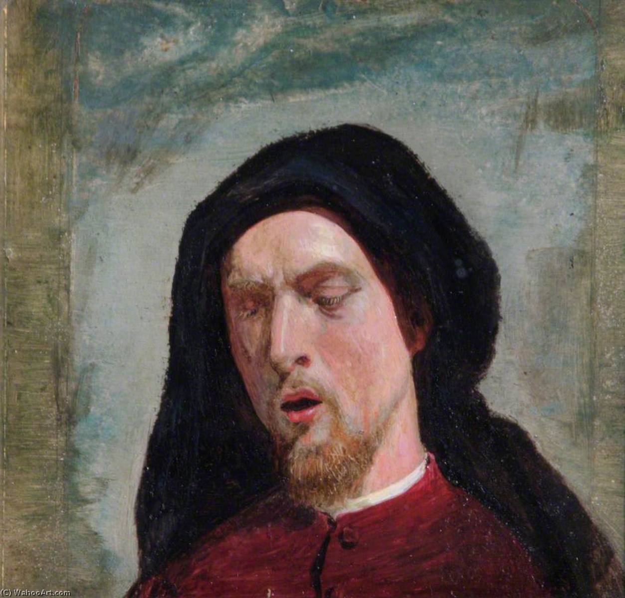 Museum Art Reproductions Study for the Head of Chaucer, 1851 by Ford ...
