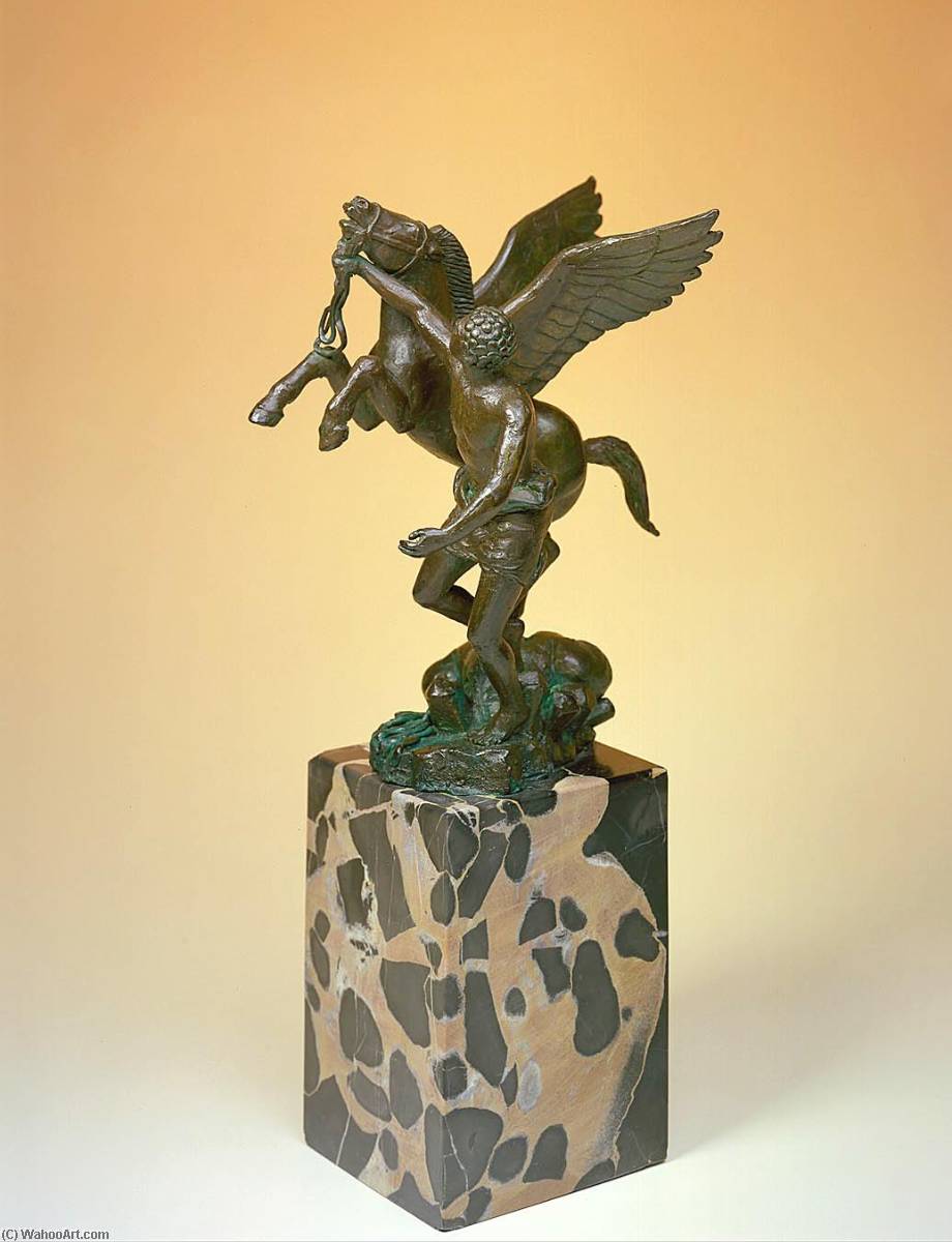 Oil Painting Replica Bellerophon and Pegasus, 1958 by Paul Manship ...