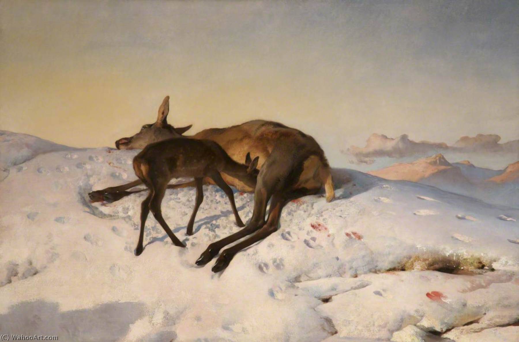 Order Artwork Replica A Random Shot, 1848 by Sir Edwin Henry Landseer ...