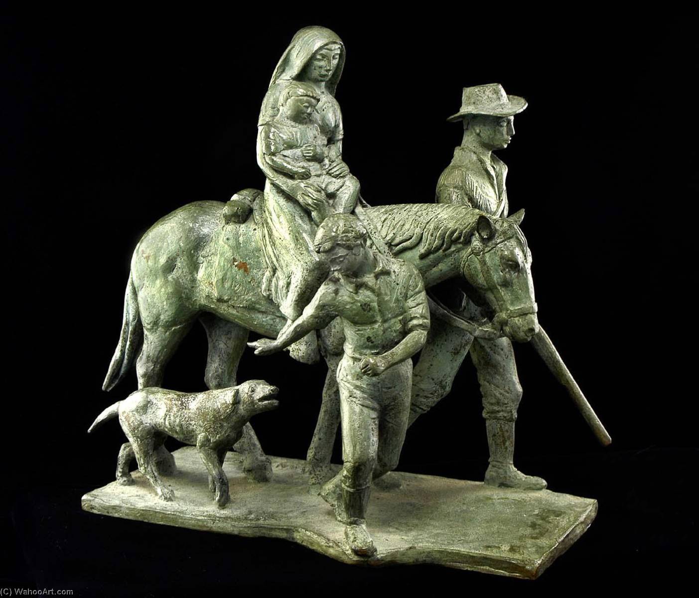 Museum Art Reproductions Pioneers Sketch, 1961 by Paul Manship ...