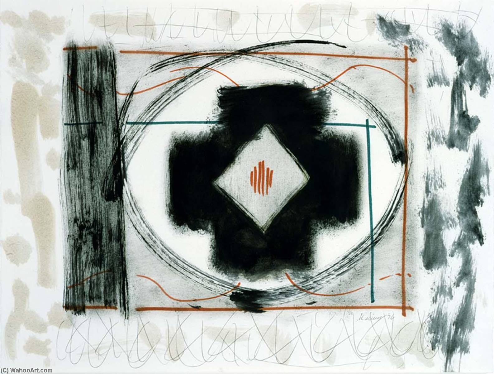 Theopanes, 1976 by Jacob Kainen (1909-2002, United States) Jacob Kainen ...