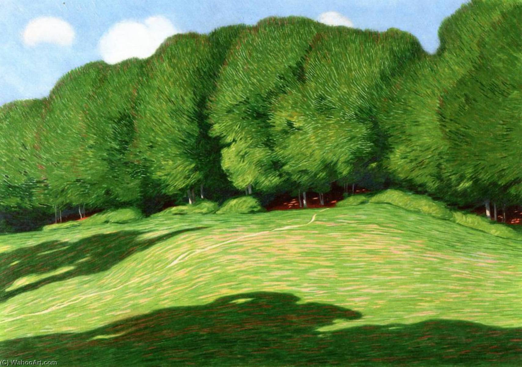 Get Paintings Reproductions In Summer, 1905 by Hans Emmenegger (1866 ...