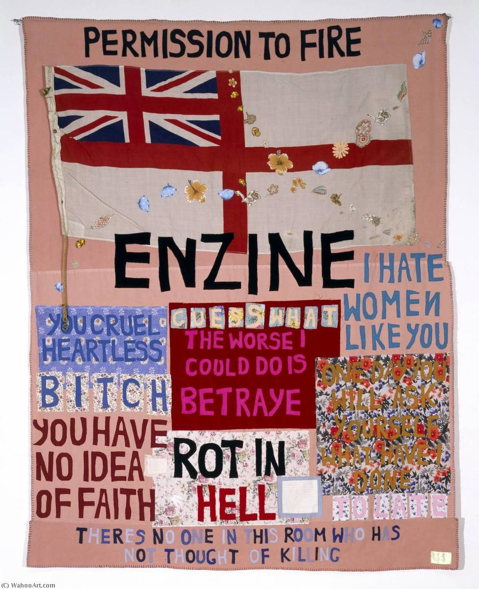 Hate and Power Can be a Terrible Thing, 2004 by Tracey Emin Tracey Emin ...
