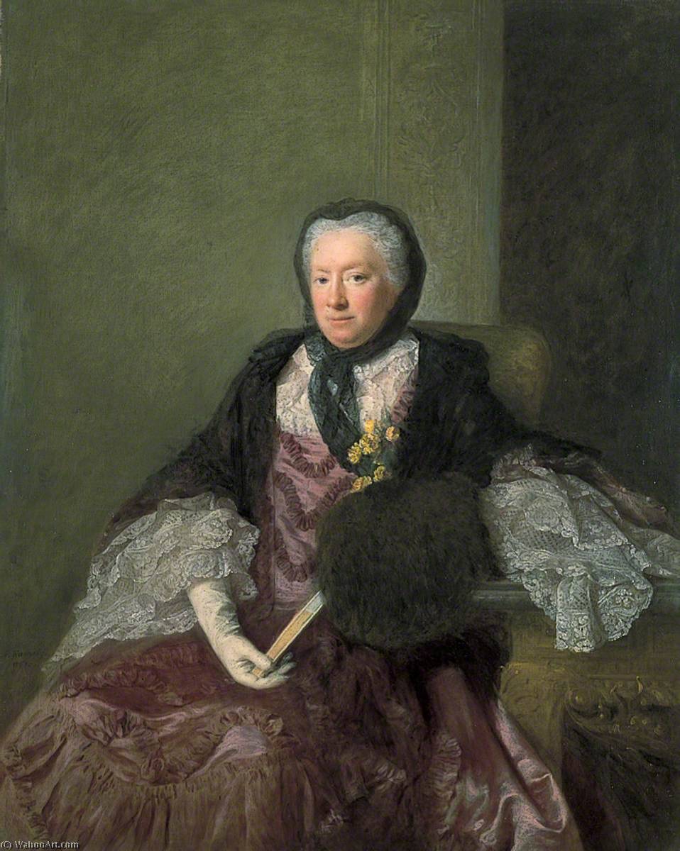 Buy Museum Art Reproductions Mrs Mary Martyn, 1761 by Allen Ramsay ...
