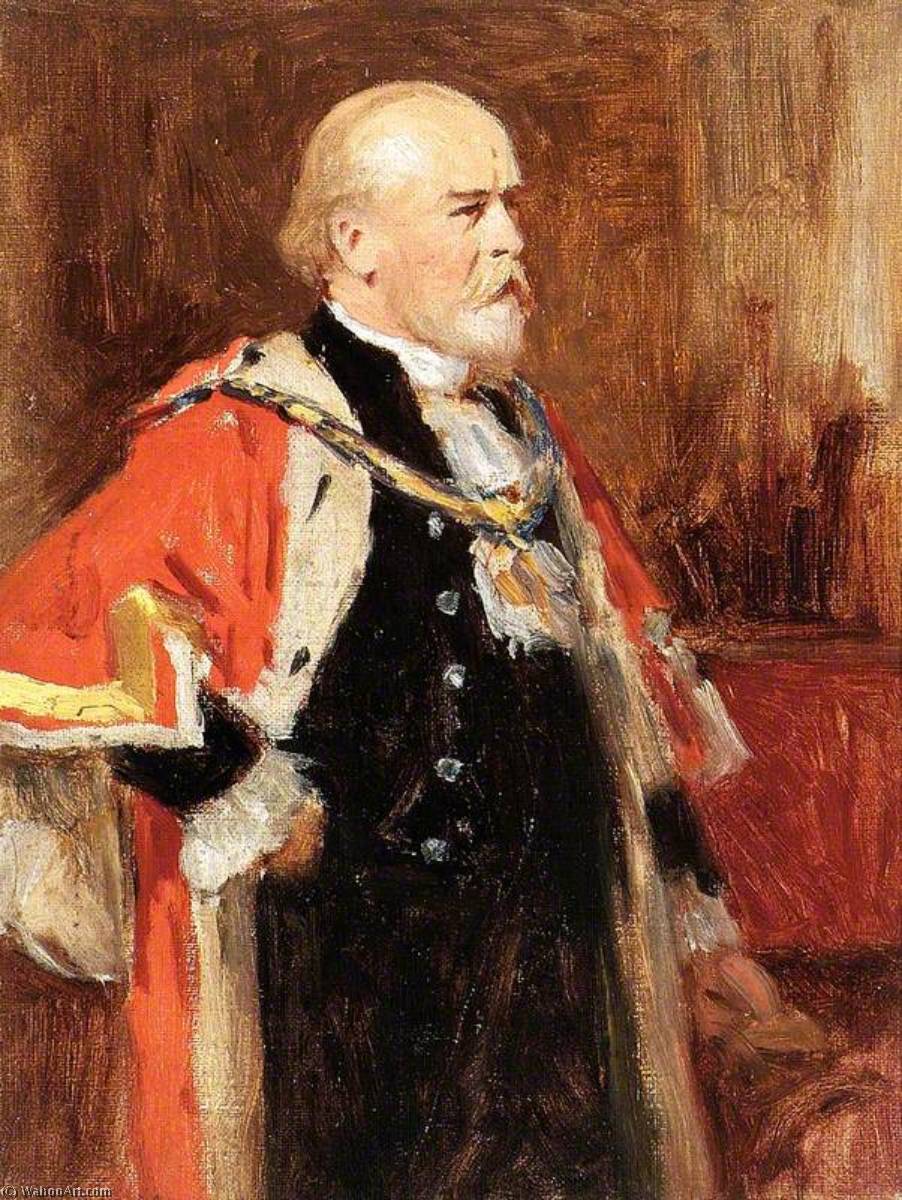 Order Artwork Replica Sir James Hoy, Lord Mayor of Manchester, 1902 by ...