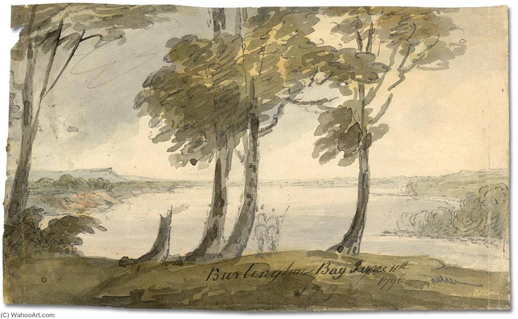 Order Artwork Replica , 1796 by Elizabeth Simcoe (1762-1850, United ...