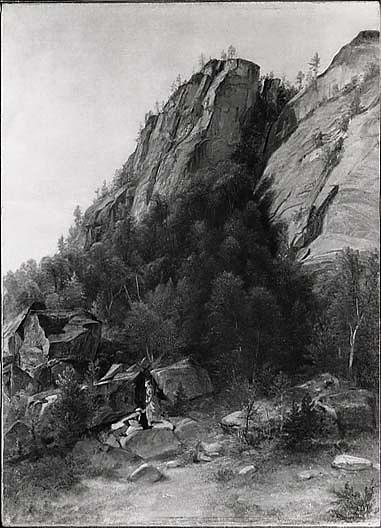 Order Artwork Replica Landscape with Figures, (painting) by Asher Brown ...