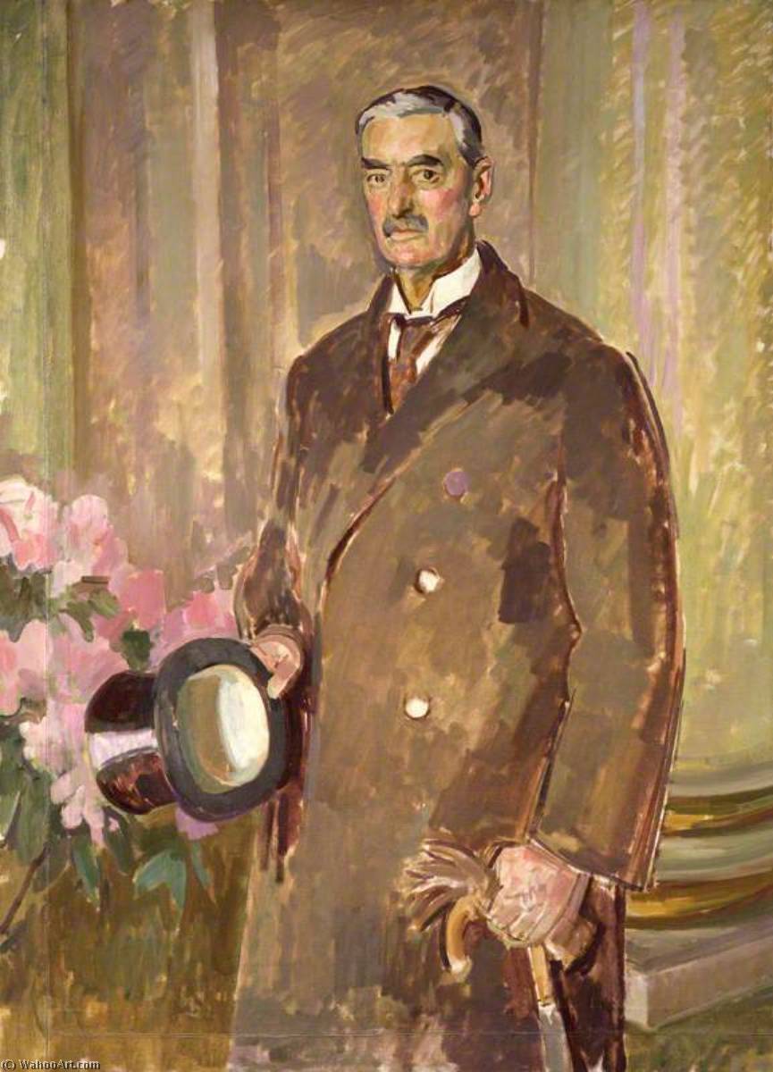 Reproductions D'art De Musée Neville Chamberlain, 1939 de Henry Lamb ...