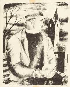 Oil Painting Replica In These Troubled Times, 1937 by Eldzier Cortor ...