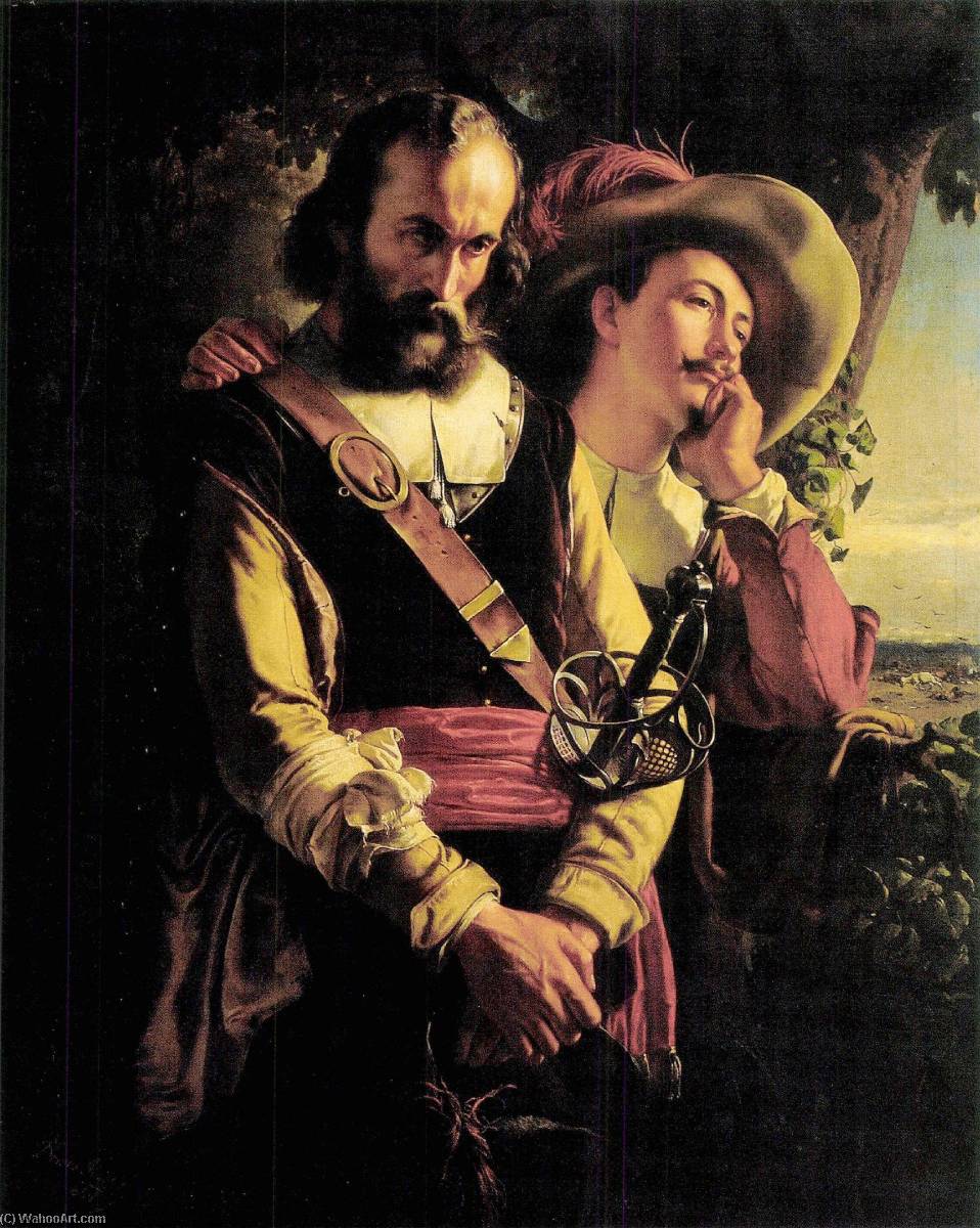 Oil Painting Replica After the Battle, 1854 by József Borsos (1821-1883 ...