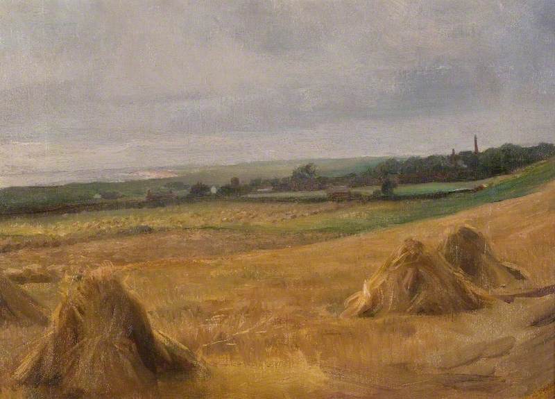 Get Art Reproductions Cornfield, towards the Gower, 1910 by Brian ...